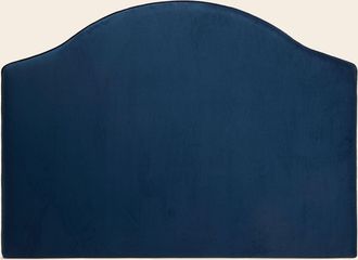 Madura T&ecirc;te De Lit Tapiss&eacute;e Cephee Velours bleu nuit - BLEU