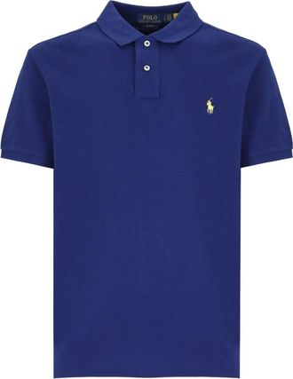 Ralph Lauren Homme, Tops, Bleu, Taille: XL Polo &agrave; deux boutons