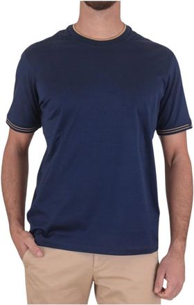 Paul & Shark Homme, Tops, Bleu, Taille: M T-Shirt en coton