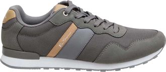 Ben Sherman Logo Sneaker f&uuml;r Herren, Flach (Grau/Braun)