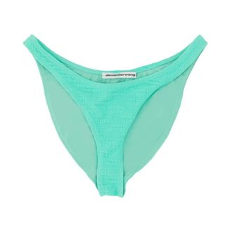 Alexander Wang Femme, Maillots de bain, Vert, Taille: 36 FR All Over Logo Bikini