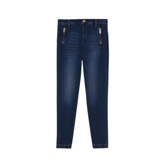 Liu Jo High-Waisted Skinny Jeans mit Rei&szlig;verschlusstaschen - - Jeans - Damen - Blau - W24