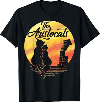 Disney Aristocats Duchess And Thomas Sunset Love T-Shirt