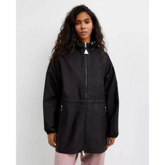 Moncler Femme, Vestes, Noir, Taille: 42 FR Wete Hooded Jacket