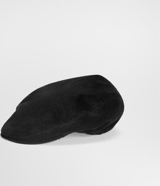 Dolce & Gabbana Schieberm&uuml;tze Aus Cord - Mann H&uuml;te Und Handschuhe Schwarz 58