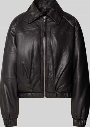 MY ESSENTIAL WARDROBE Lederjacke mit Rei&szlig;verschluss Modell Luba