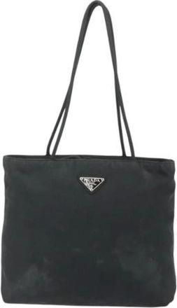 Prada Sac bandouli&egrave;re Pre-owned en nylon - Femme - Pre-owned - Noir - Taille: ONE Size