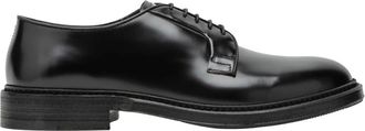 Rolando Sturlini Sturlini, Homme, Chaussures, Noir, Taille: 43 1/2 EU Allacciata Flat Shoe