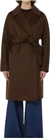 Max Mara Corte Coat - Femme - Manteaux - Brun - Taille: 38 FR