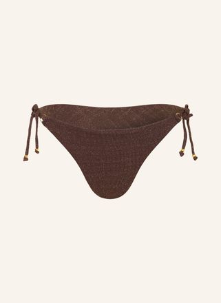 Banana Moon Banana Moon Triangel-Bikini-Hose Lina Lightglitter Mit Glitzergarn braun