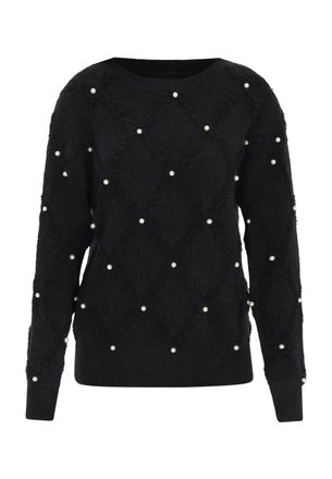 Faina Pullover Frauen Schwarz