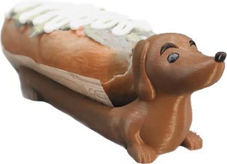 Generic Hot -Dog -Tabletts - Dachshund -Tablett | Hot -Dog -Servierschalen | Hot Dog Teller | Lustiger Abendhalterschale | Multifunktionaler Lebensmittelbeh&auml;l