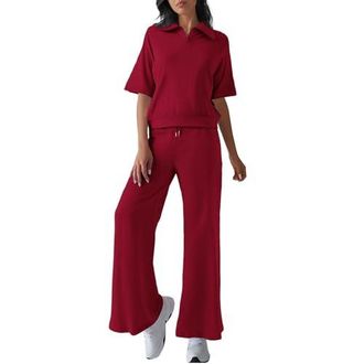 Generic Ensemble de surv&ecirc;tement d&eacute;contract&eacute; et tendance avec pantalon long, tenue deux pi&egrave;ces pour femme, surv&ecirc;tement dhiver pour femme, jogging pour femme, R