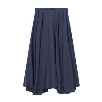 Lardini Femme, Jupes, Bleu, Taille: 42 FR Maxi Jupes