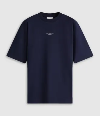 Dr&ocirc;le de Monsieur Tee-shirt Slogan Classique Navy