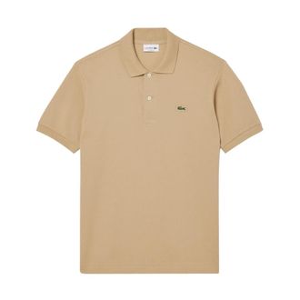 Lacoste Beiges Polo Classic Fit Baumwoll T-shirt - - Tops - Herren - Beige - S