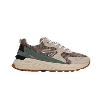 HUB Almond/Green/Beige Sneaker Stilvolles Design - - Shoes - Damen - Mehrfarbig - 41 EU