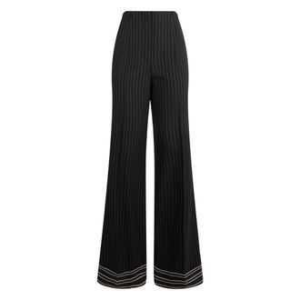 Alberta Ferretti Weite Schlaghosen - - Trousers - Damen - Schwarzk - S