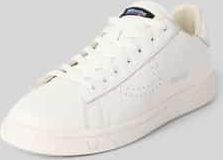 Blauer Sneaker aus echtem Leder Modell LOWELL01