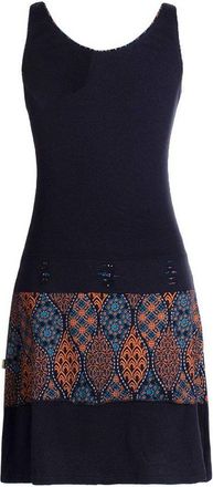 vishes Sommerkleid Damen Kleid Ethno Style Cutwork Tr&auml;gerkleid Baumwolle Alternative Mode, Boho, Hippie, Ethno, Festival