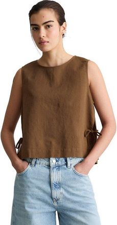 Marc O'Polo Denim Blusentop aus Leinen-Baumwolle-Mix