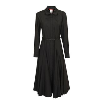 Max Mara Femme, Robes, Noir, Taille: 38 FR Affetto Shirt Dress