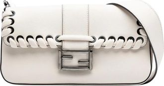 Fendi Sac bandouli&egrave;re en cuir pr&eacute;-poss&eacute;d&eacute; - Femme - Pre-owned - Blanc - Taille: ONE Size