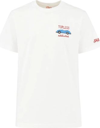 MC2 Saint Barth Homme, Tops, Blanc, Taille: S T-shirt Portofino