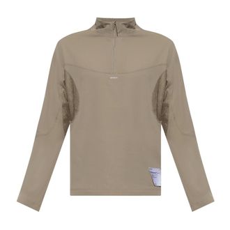 SATISFY Satisfy - Top FuzzFleece Octa - Homme - Sport - Beige - Taille: M