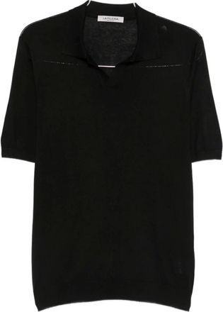 La Fileria Homme, Tops, Noir, Taille: 4XL Sweater Fileria