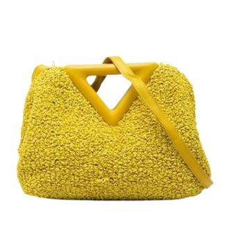 Bottega Veneta Pre-owned Point Triangle - Femme - Pre-owned - Jaune - Taille: ONE Size