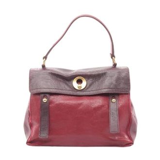 Saint Laurent Sac &agrave; main pr&eacute;-poss&eacute;d&eacute; en cuir Muse Two - Femme - Pre-owned - Rouge - Taille: ONE Size