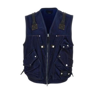 Stone Island Herren, Jacken, Blau, MGr&ouml;&szlig;e