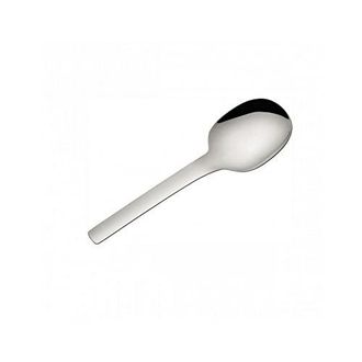 Alessi Tibidabo KL12 - Cuillère Design pour Riz et Légumes, Acier Inoxydable 18/10, Poli, Argent