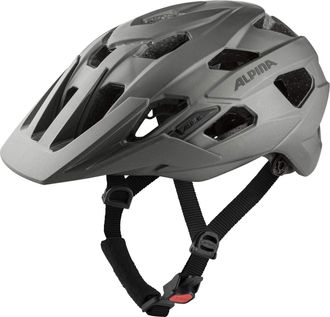Alpina ANZANA - Optimal Anpassbarer, Leichter & Sicherer Fahrradhelm Mit Fliegennetz & Nachrüstbarem LED Für Erwachsene, Coffee-Grey matt, M (52-57 cm)