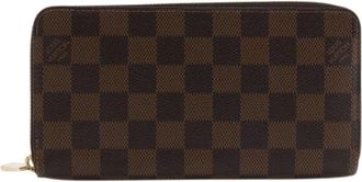 Louis Vuitton Portefeuille Zippy Damier Pre-owned - Femme - Pre-owned - Brun - Taille: ONE Size