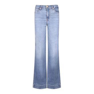 7 For All Mankind Modern Dojo Wide Leg Jean - - Jeans - Damen - Blau - W27