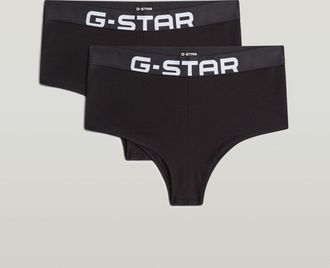 G-Star Boyfriend Shorts 2er-Pack - Schwarz - Damen