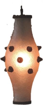 Guru Shop Pendelleuchte Kokopelli Hugis H1115, Natur