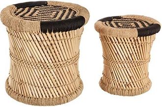 Atmosphera Atmosphera - Tables gigognes Noires en Corde