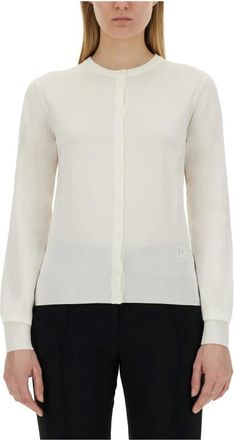 Dolce & Gabbana Femme, Pulls, Blanc, Taille: 44 FR Cardigan C/Bottoni