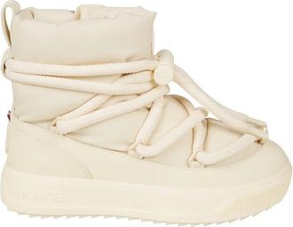 Moncler Stiefel - Classic White Boots With Rounded Toe - Gr. 38,5 (EU) - in Beige - für Damen