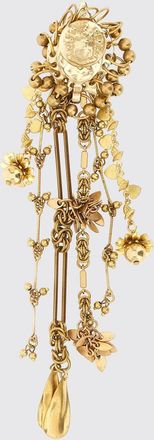 Dries Van Noten Boucles doreilles pendantes de soir&eacute;e en laiton chrom&eacute;
