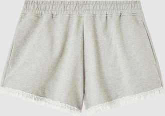 Ganni Short Isoli With Ruffles Paloma