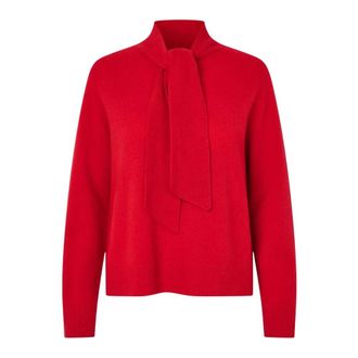 Masai Rundhals-Strickware - - Knitwear - Damen - Rot - S