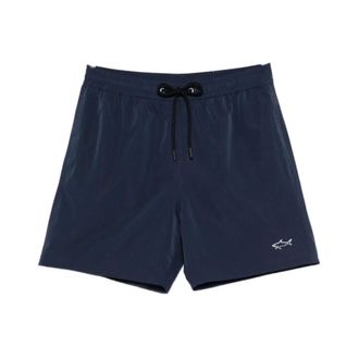 Paul & Shark Homme, Maillots de bain, Bleu, Taille: XL Short de bain &agrave; cordon de serrage et logo