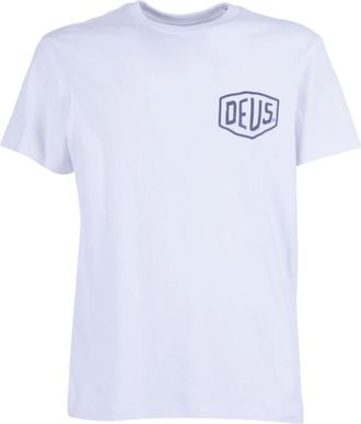 Deus Homme, Tops, Blanc, Taille: XL Harajuku Address T-shirt