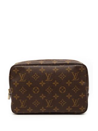 Louis Vuitton pochette Trousse Toilette 23 monogramm&eacute;e (1997) - Marron