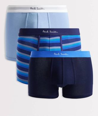 Paul Smith 3er-Pack Unterhosen in Blau-Bunt