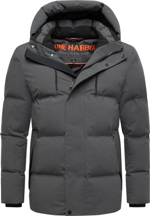 Stone Harbor Herren Winterjacke Taviaan mit Fleecekapuze & winddichtem Design